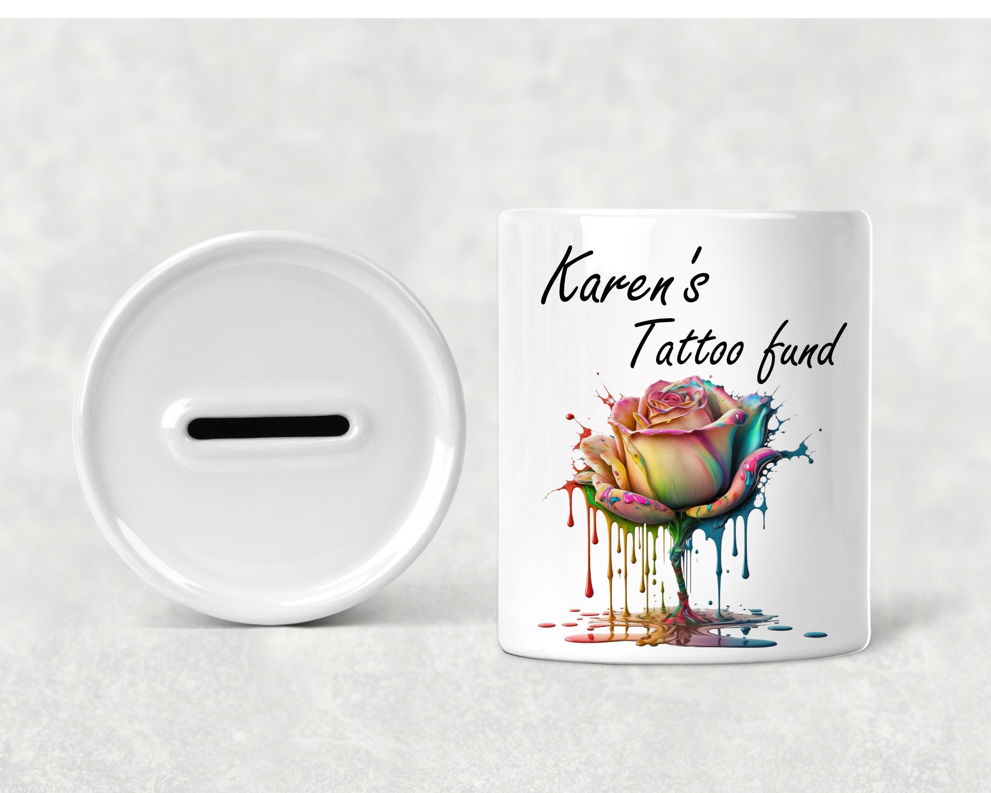 Tattoo Fund Money Box for Her Birthday Present for Friend - Etsy