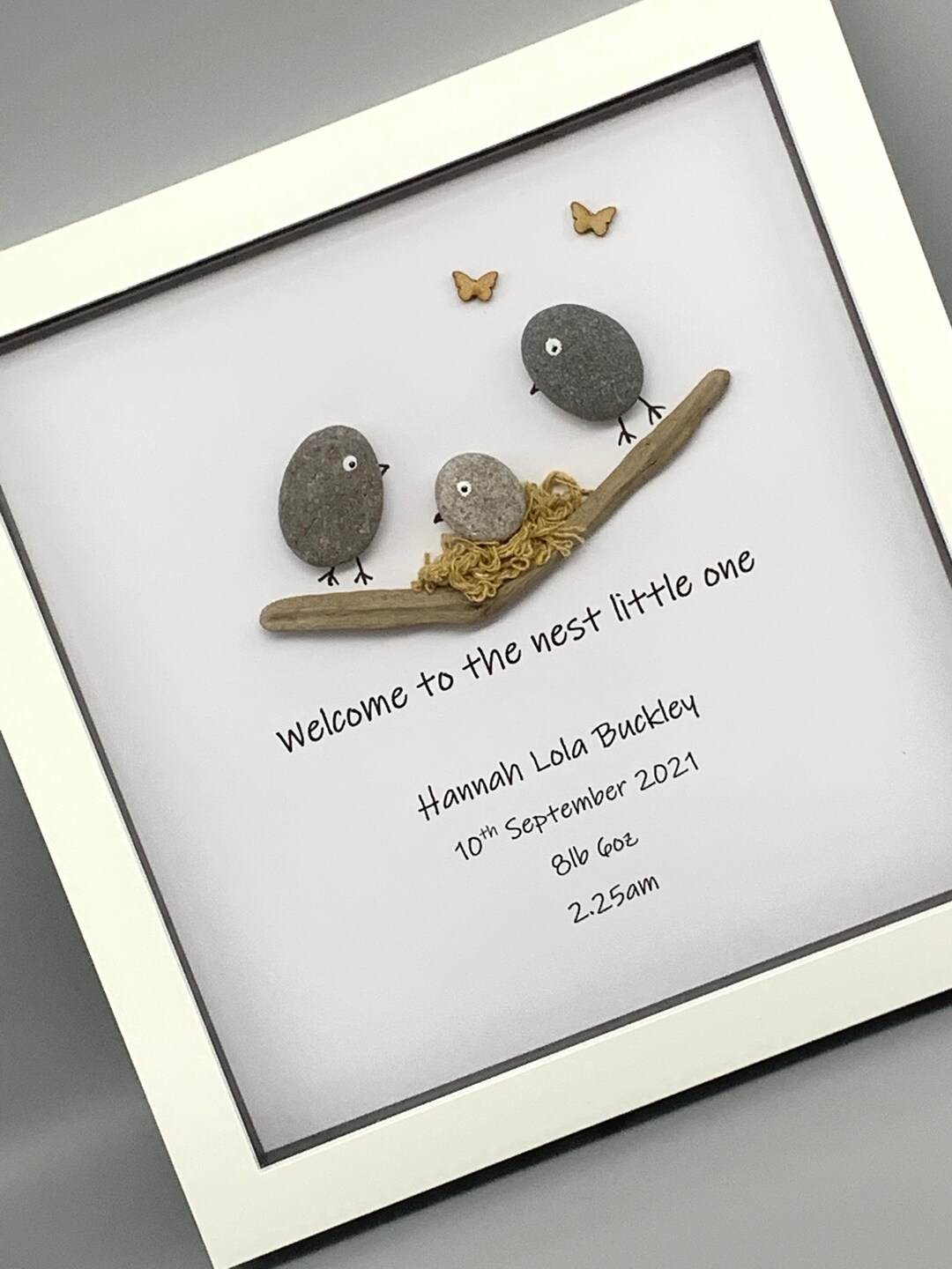 Personalised Baby Gift Frame, Newborn Baby Gift, Baby Shower ...