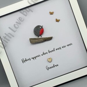 Robin Memory Pebble Picture, Robins Appear When Loved Ones Are Near ...