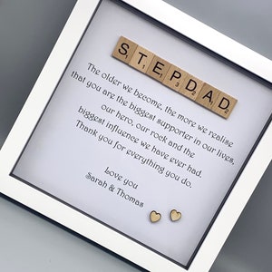 Framed Personalized Poem for Dad, Christmas Gift for Dad, From Daughter ...