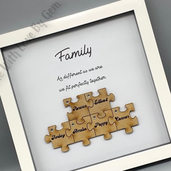 Personalised Box Frame - Make Your Own Box Frame