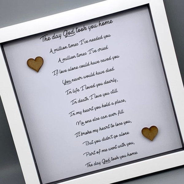 In Memory Poem - Etsy