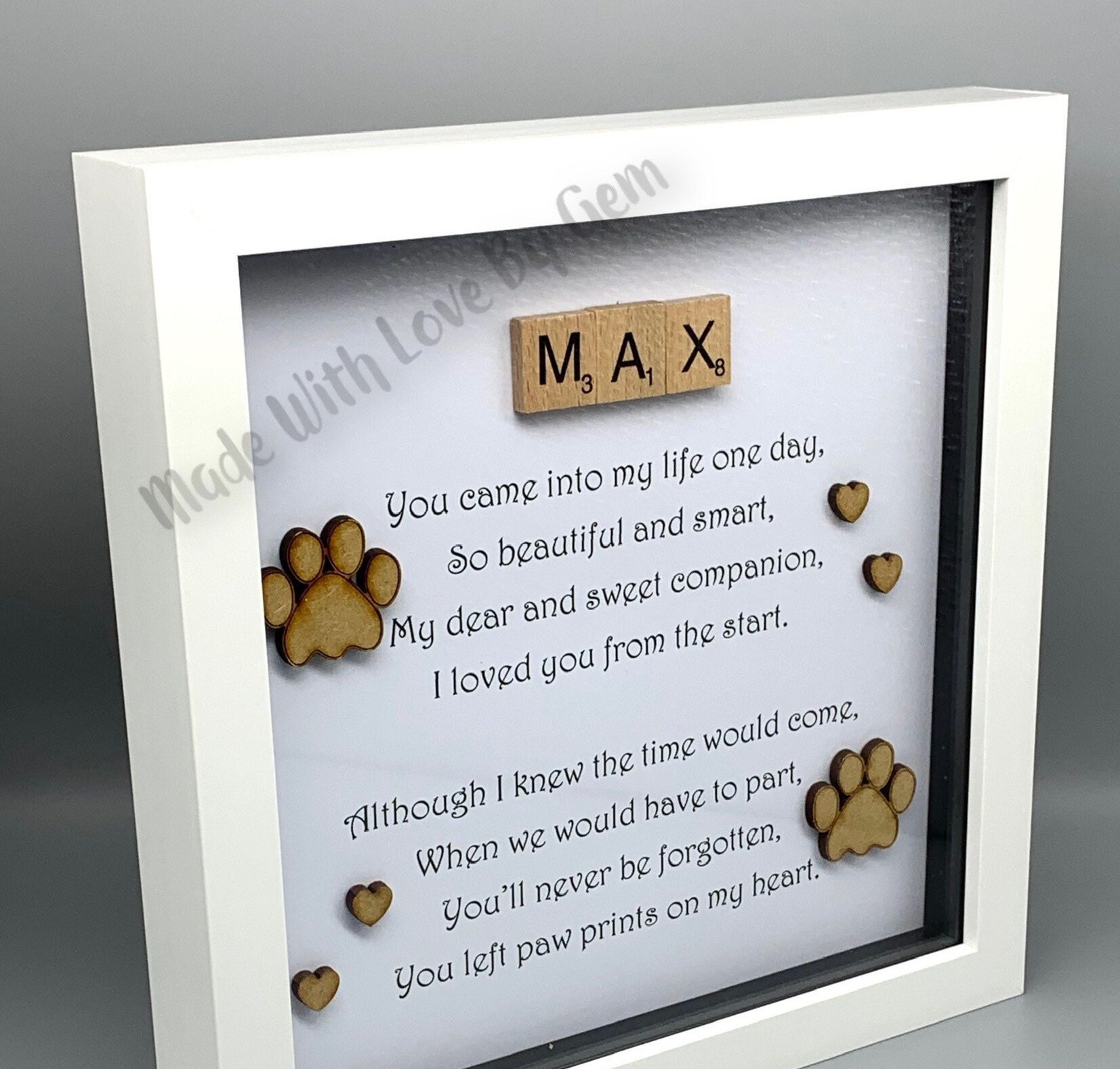 Paw print frames - Etsy.de