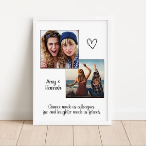 Digital Download Chance Made Us Friends, Bestie Photo Collage Print at ...