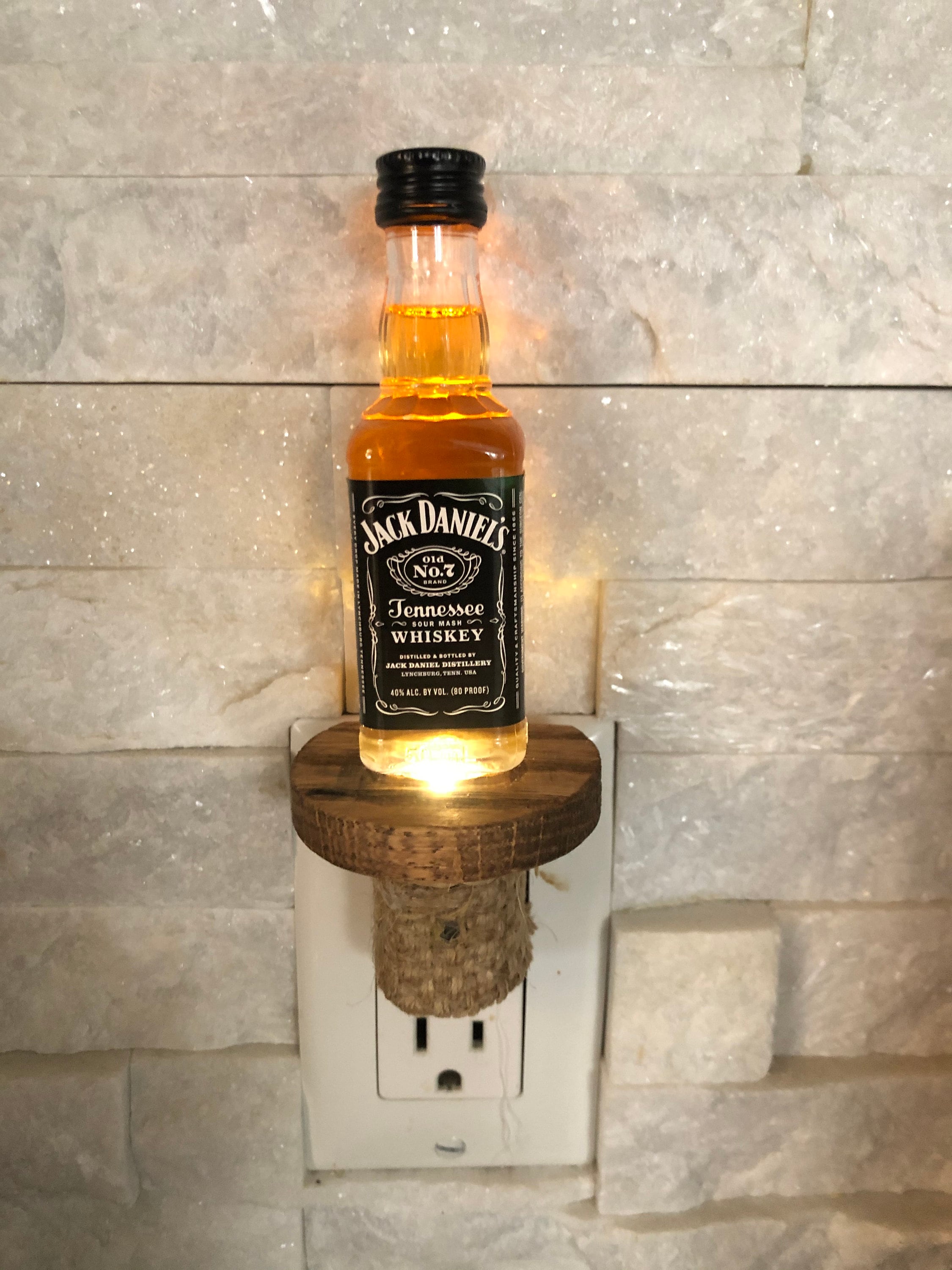 Jack Daniels Mini Liquor Bottle Night Light LED - Etsy