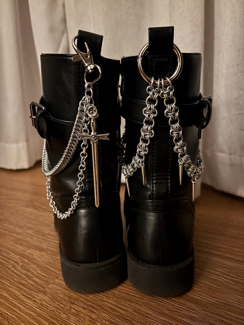 Chainmail Boot Chains - Etsy