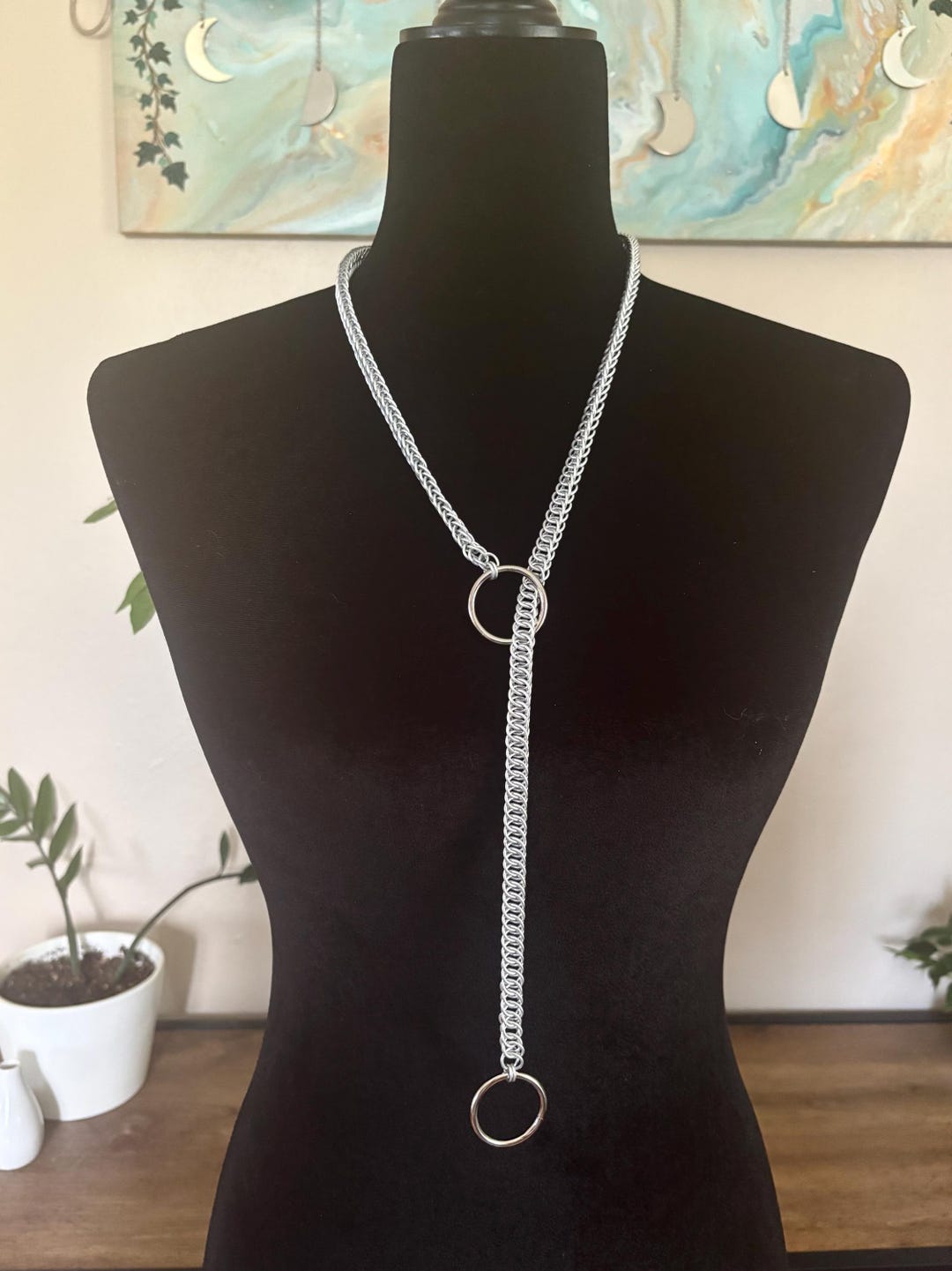 Pull Chain Chainmail Necklace - Etsy