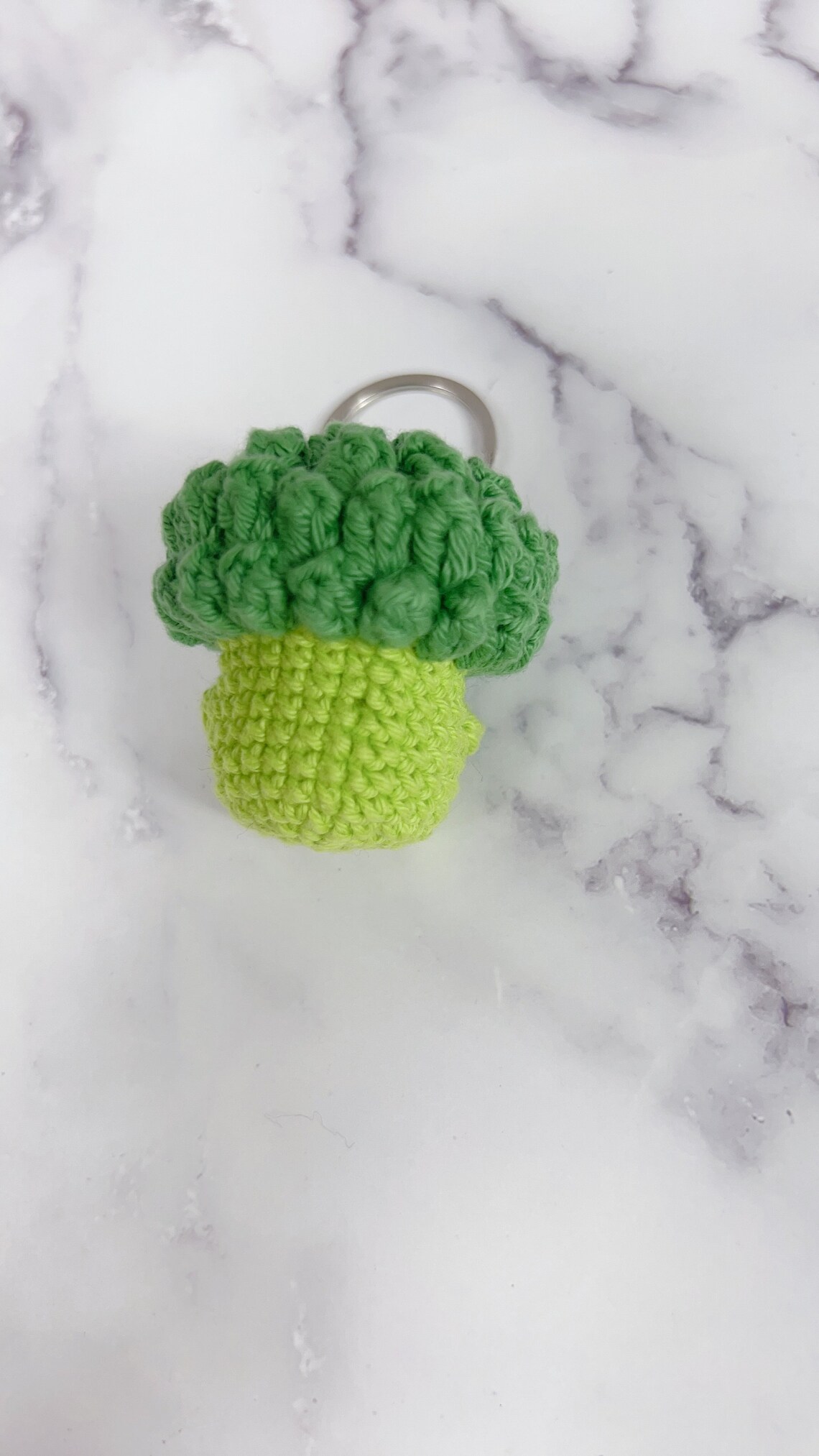 Crochet Broccoli Keychain - Etsy