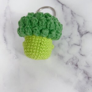 Crochet Broccoli Keychain - Etsy
