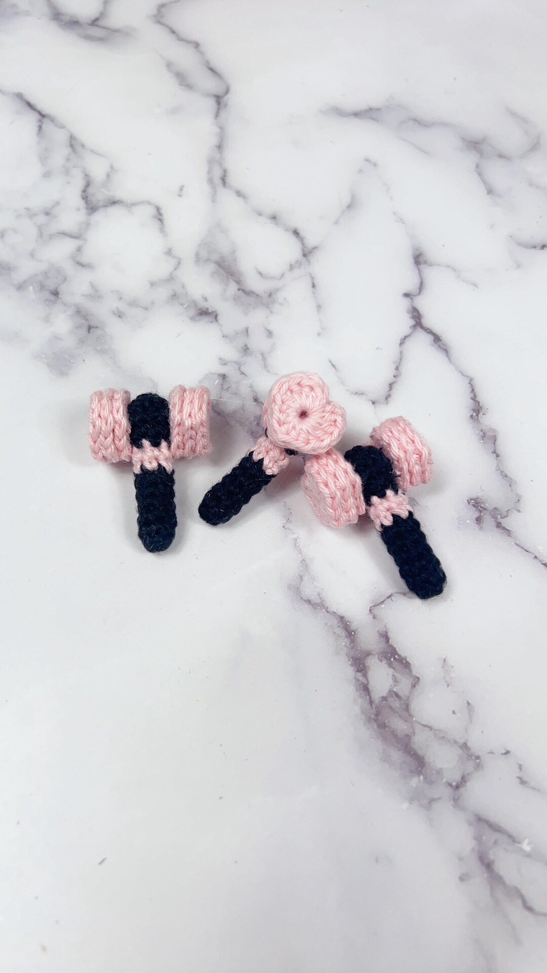 Crochet Micro K-pop Light Stick Keychain - Etsy