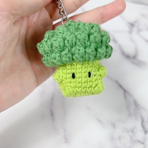Crochet Broccoli Keychain - Etsy
