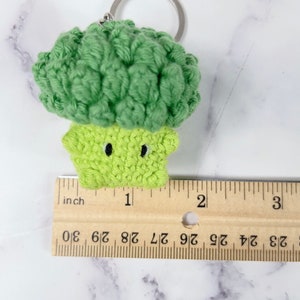 Crochet Broccoli Keychain - Etsy
