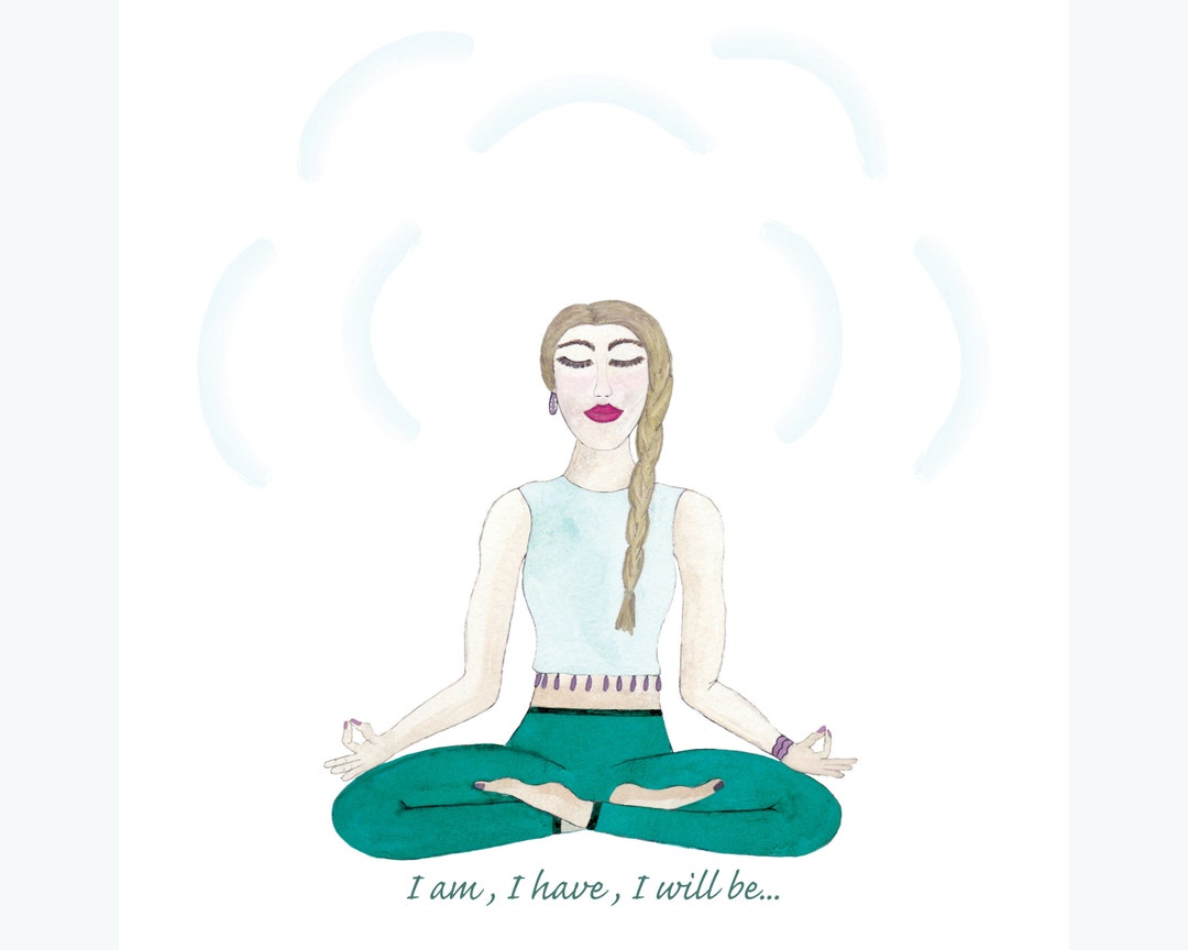 Vision Board, Inspiration Board, Watercolor, Healing Art, Yoga Image ...