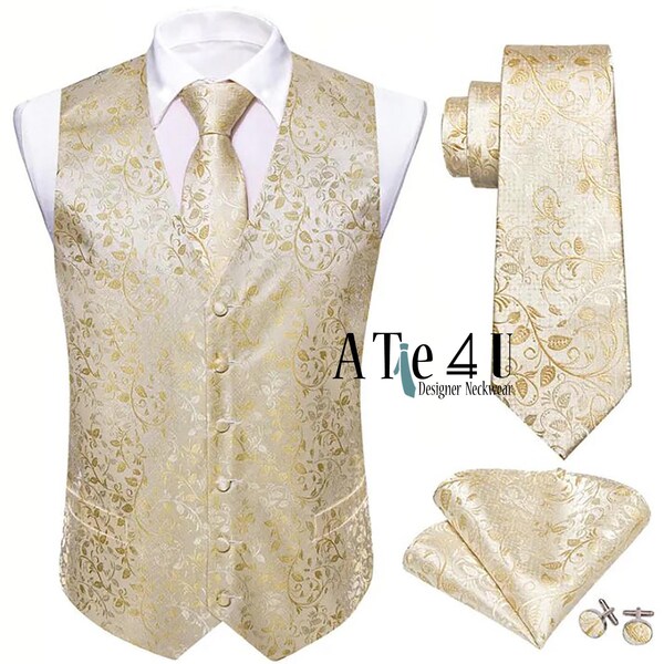 Gold Vest - Etsy