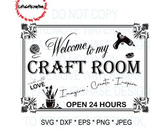 Craft Room Svg | Etsy