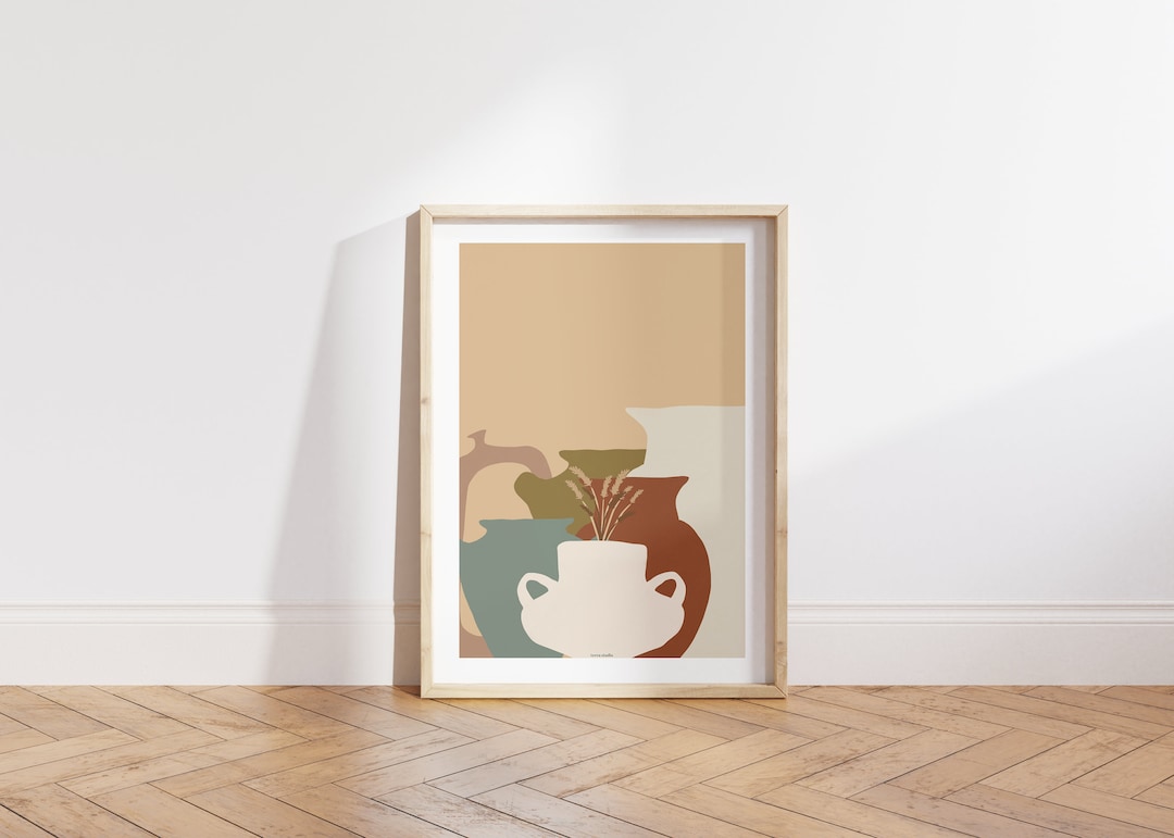 Terracotta Print, Terracotta Printable Art, Minimal Poster, Abstract ...