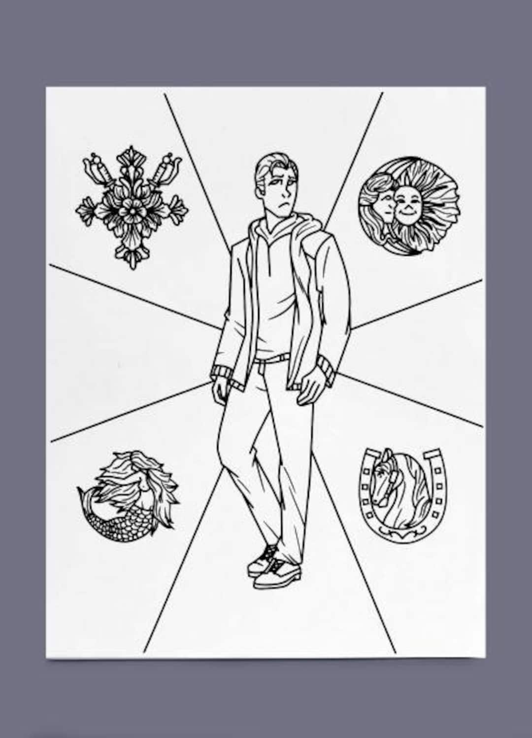 Ethan Winters Coloring Page Digital Download - Etsy Canada