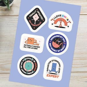 Graphic Designer Stickers for Designer Funny Stickers for Graphic ...