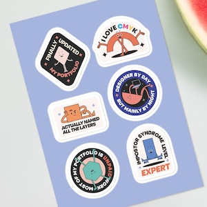 Graphic Designer Stickers for Designer Funny Stickers for Graphic ...
