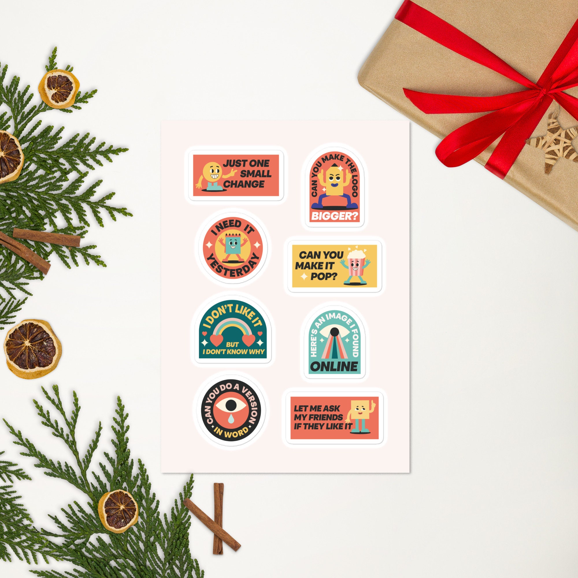 Customer Feedback Laptop Stickers for Designers Sticker Sheet Graphic ...