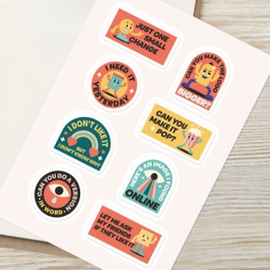 Customer Feedback Laptop Stickers for Designers Sticker Sheet Graphic ...