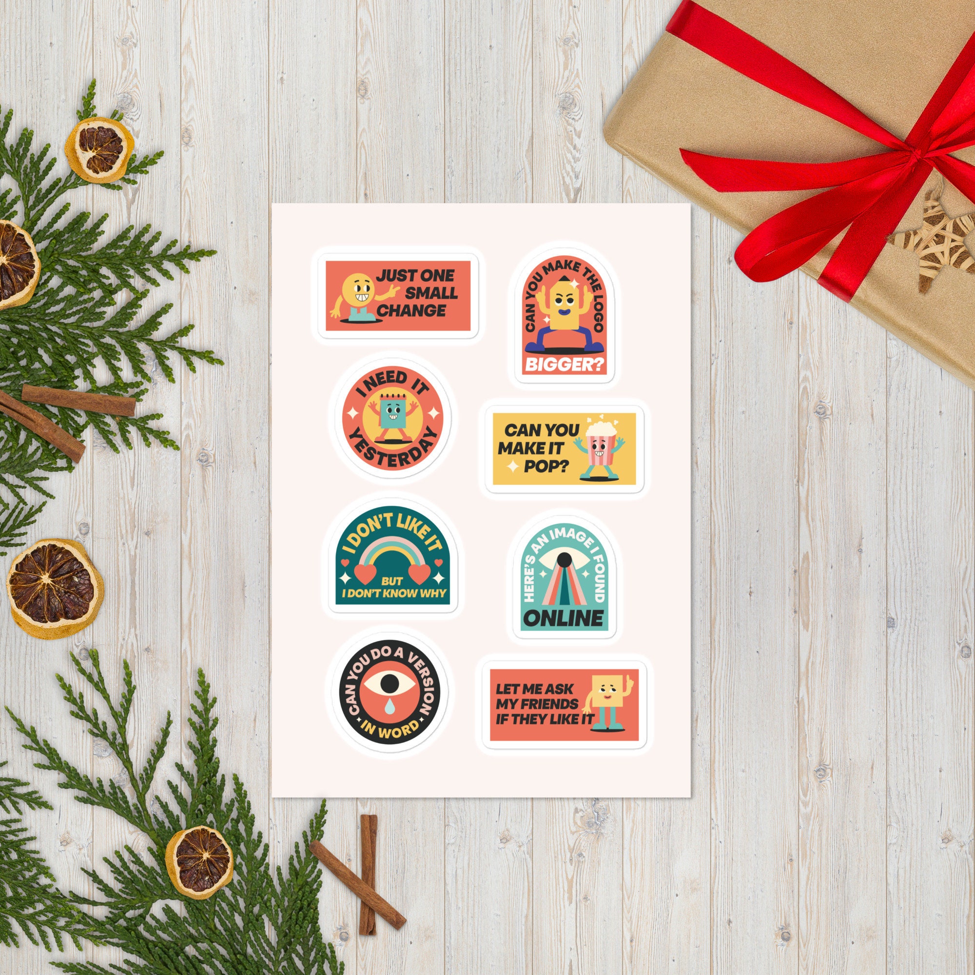 Customer Feedback Laptop Stickers for Designers Sticker Sheet Graphic ...