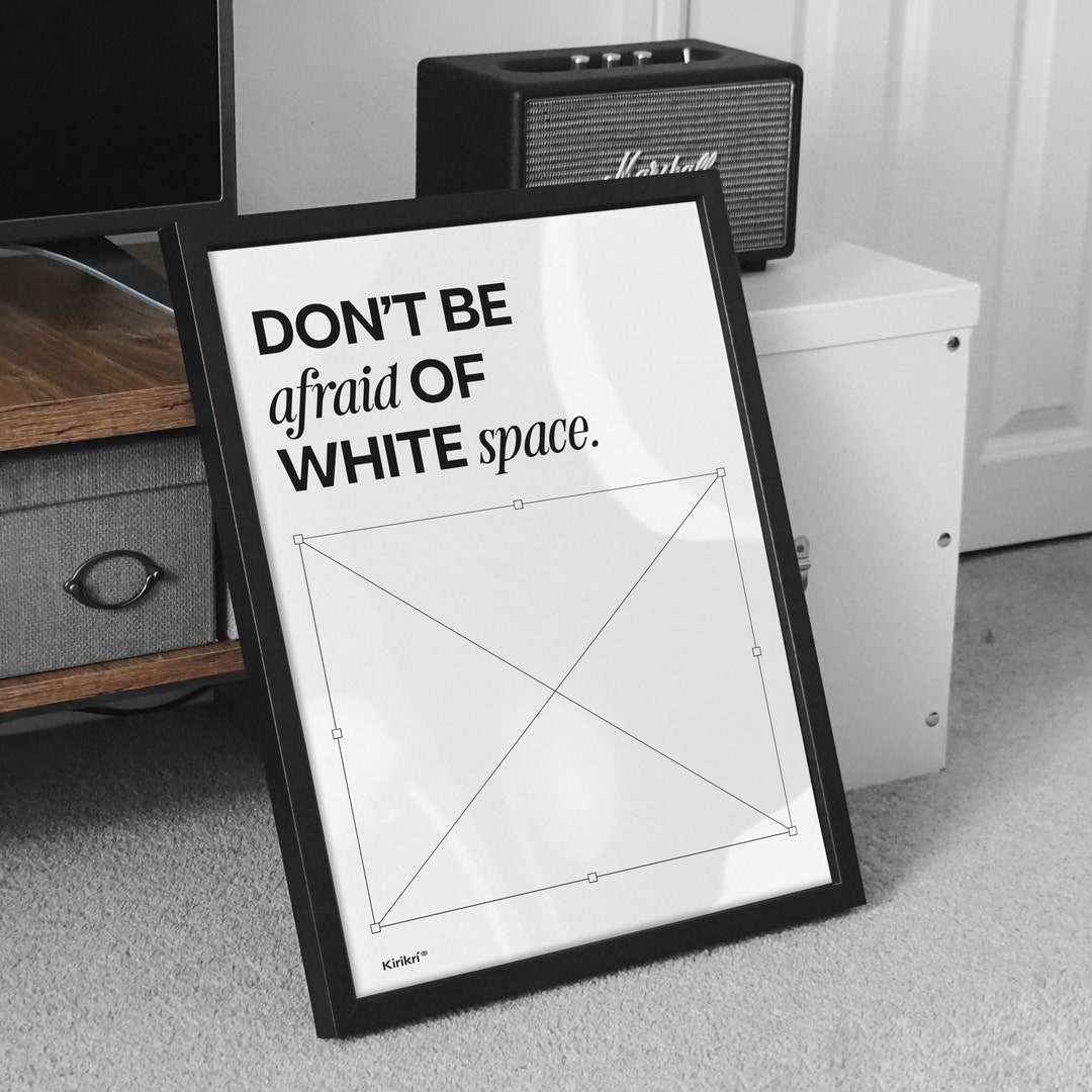 Design Principles Poster Typography Wall Art for Designers Office Decor ...