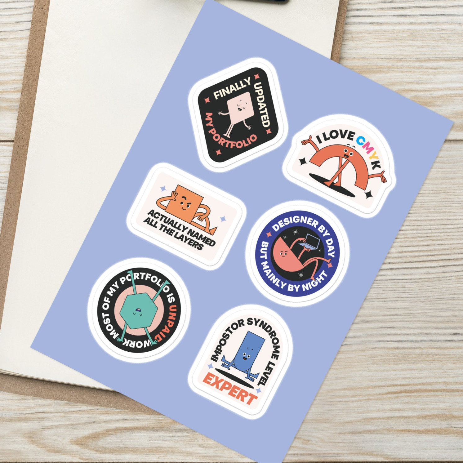 Graphic Designer Stickers for Designer Funny Stickers for Graphic ...