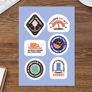 Graphic Designer Stickers for Designer Funny Stickers for Graphic ...