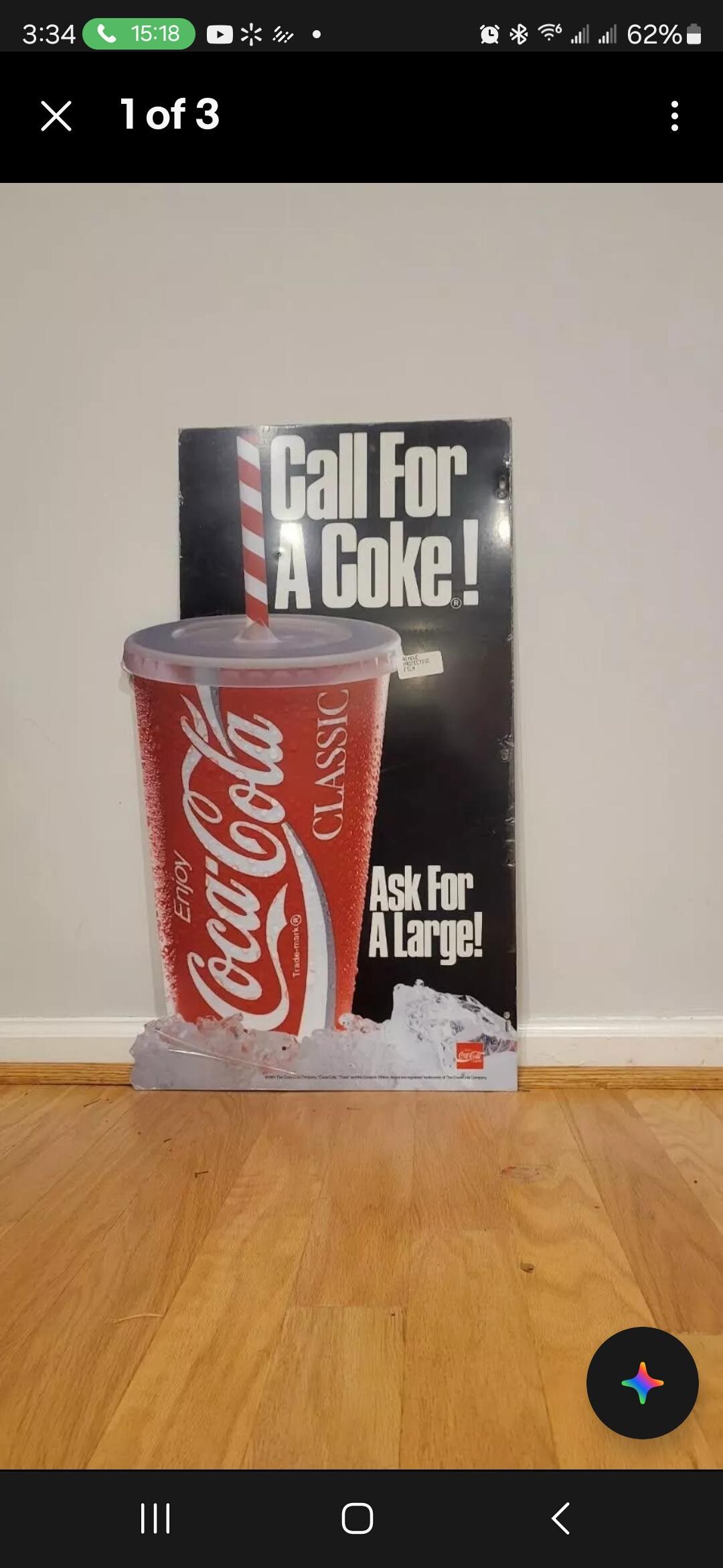 Coca Cola Sign "call FOR A Coke" - Etsy