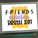 IPad Lettering Collection Procreate Brush BBL Friends - Etsy