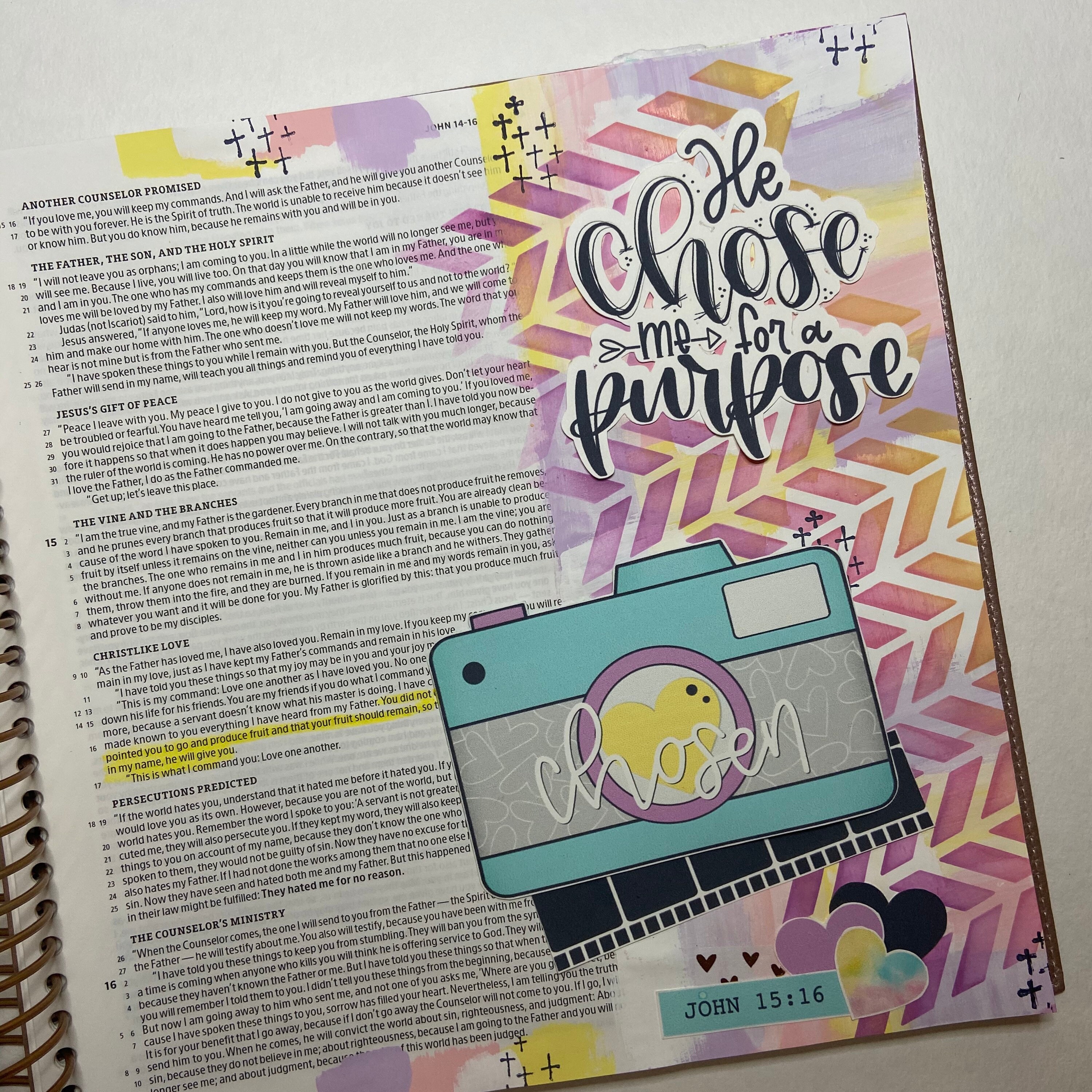 Bible Journaling Printable - I Am Camera Edition - Digital Download ...
