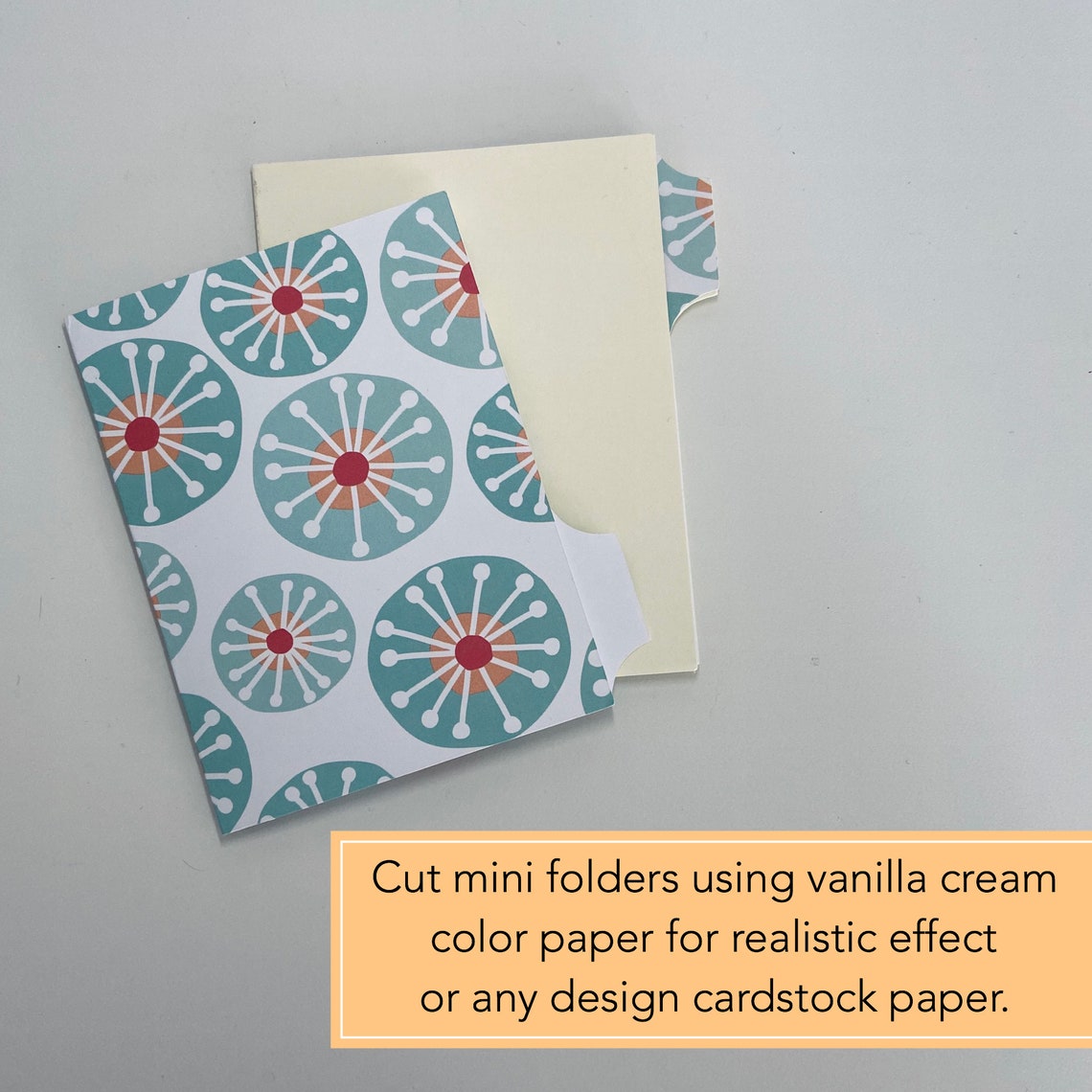 Mini File Folders Cut Files SVG & PNG Ideal for Cameo - Etsy