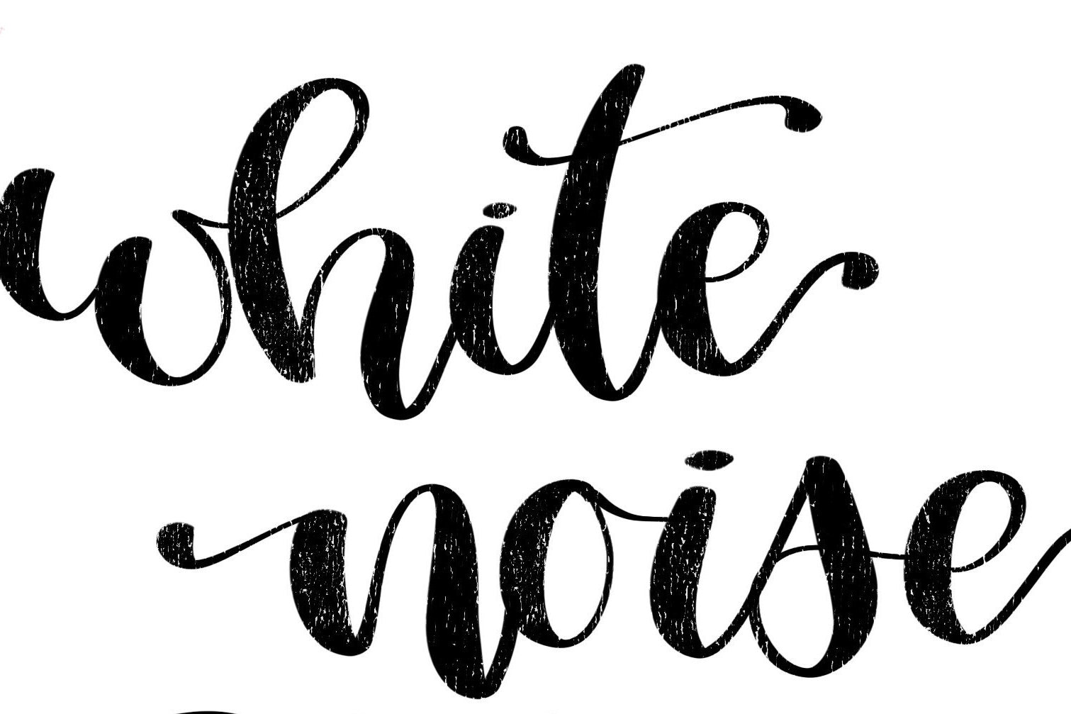 IPad Lettering Collection Procreate Brush White Noise Lettering ...