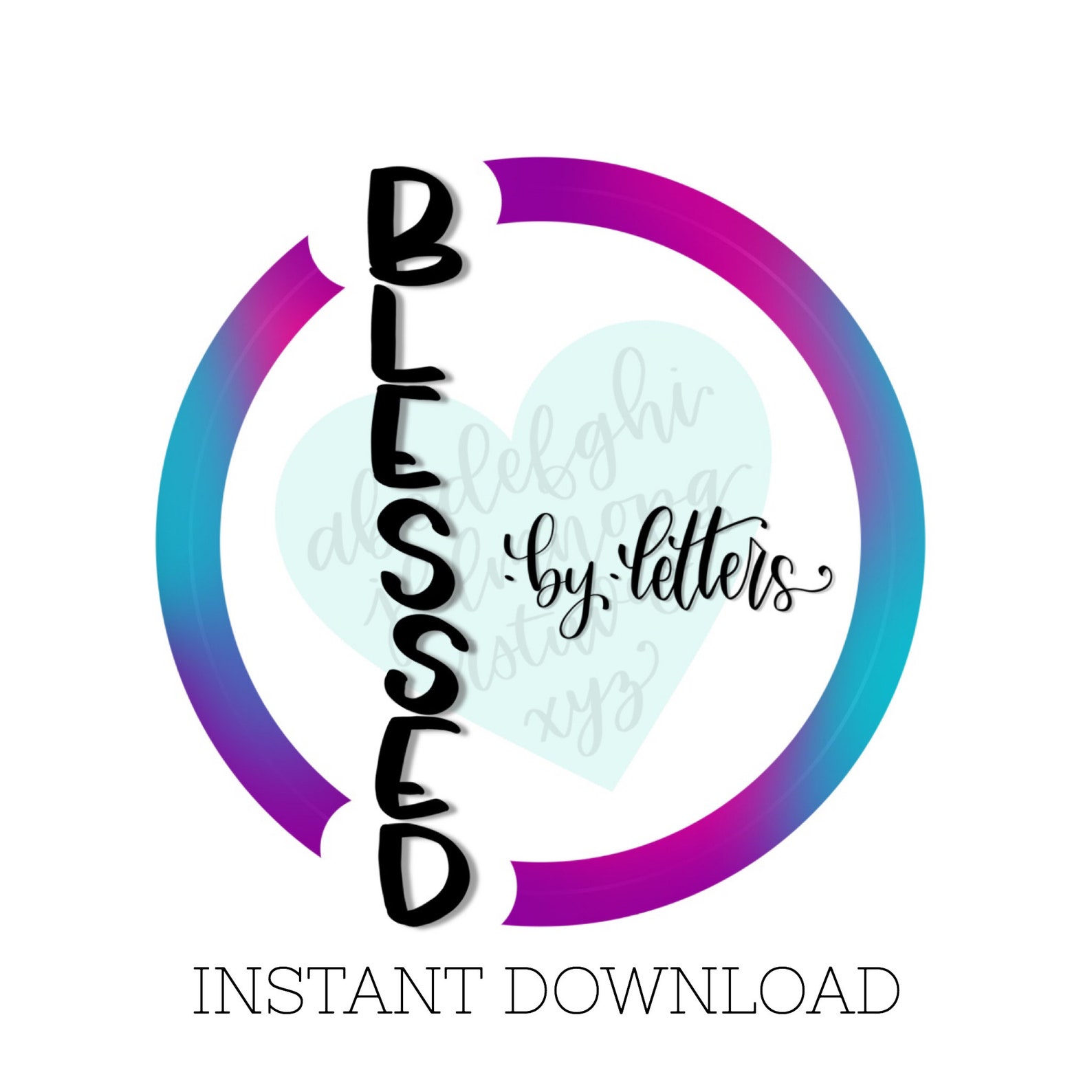 Ipad Lettering Collection Procreate Brush BBL Friends - Etsy