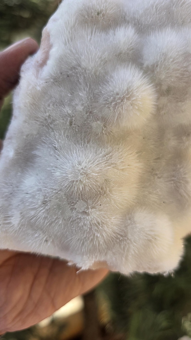 Okenite Puffy Balls With White Calcite - Etsy