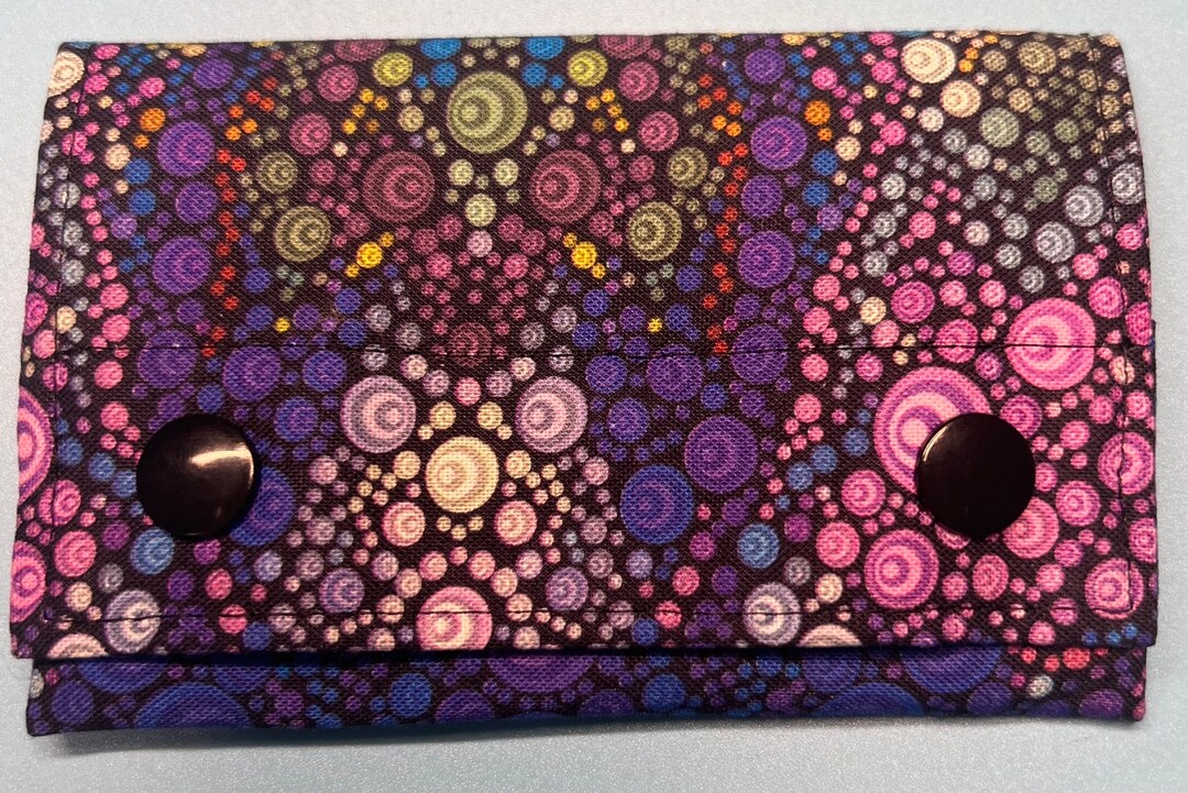 Snap Wallet - Swirls - Pocket Wallet - Credit Card Wallet - Travel ...