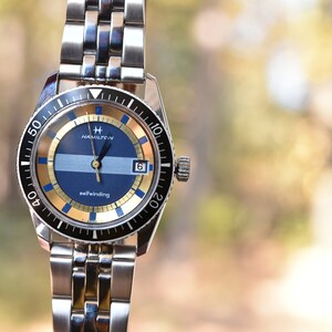Mod Serviced Vintage Diver Swiss Automatic Watch, Swiss Diver Case ...