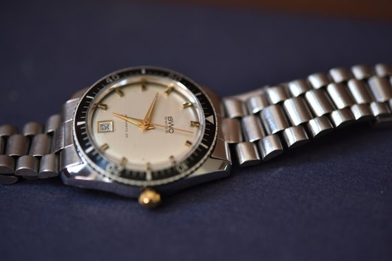 Mod Serviced Vintage Swiss BWC Automatic Watch Swis… - Gem