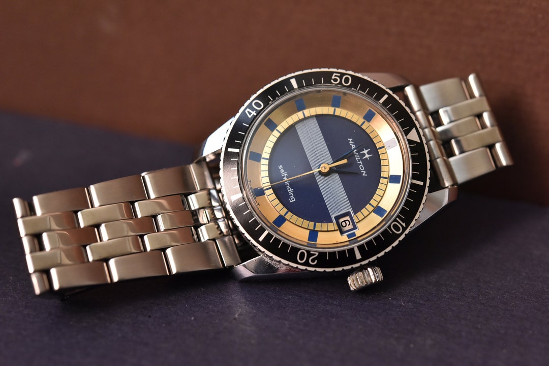 Mod Serviced Vintage Diver Swiss Automatic Watch, Swiss Diver Case ...