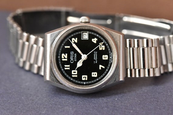 Serviced Vintage Military Style Oris Automatic Watch … - Gem