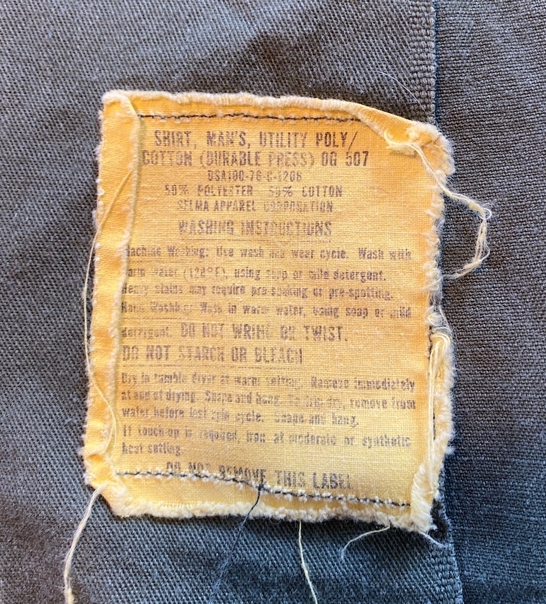 1970’s Army Shirt - Etsy