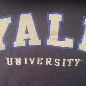 Vintage Yale Hoodie - Etsy