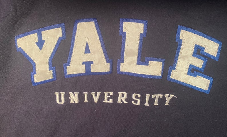 Vintage Yale Hoodie - Etsy