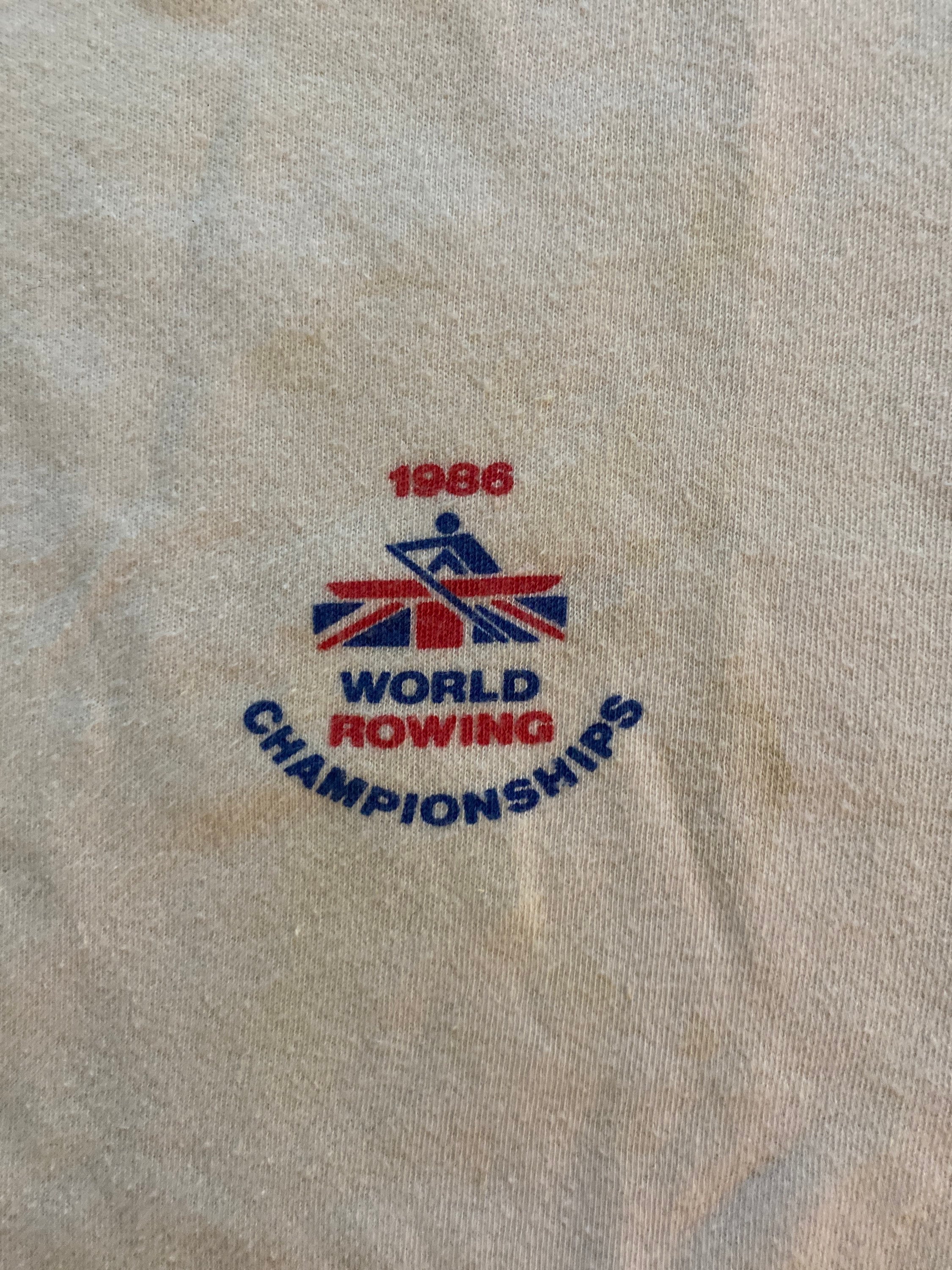Vintage 80s British Rowing T-shirt - Etsy UK