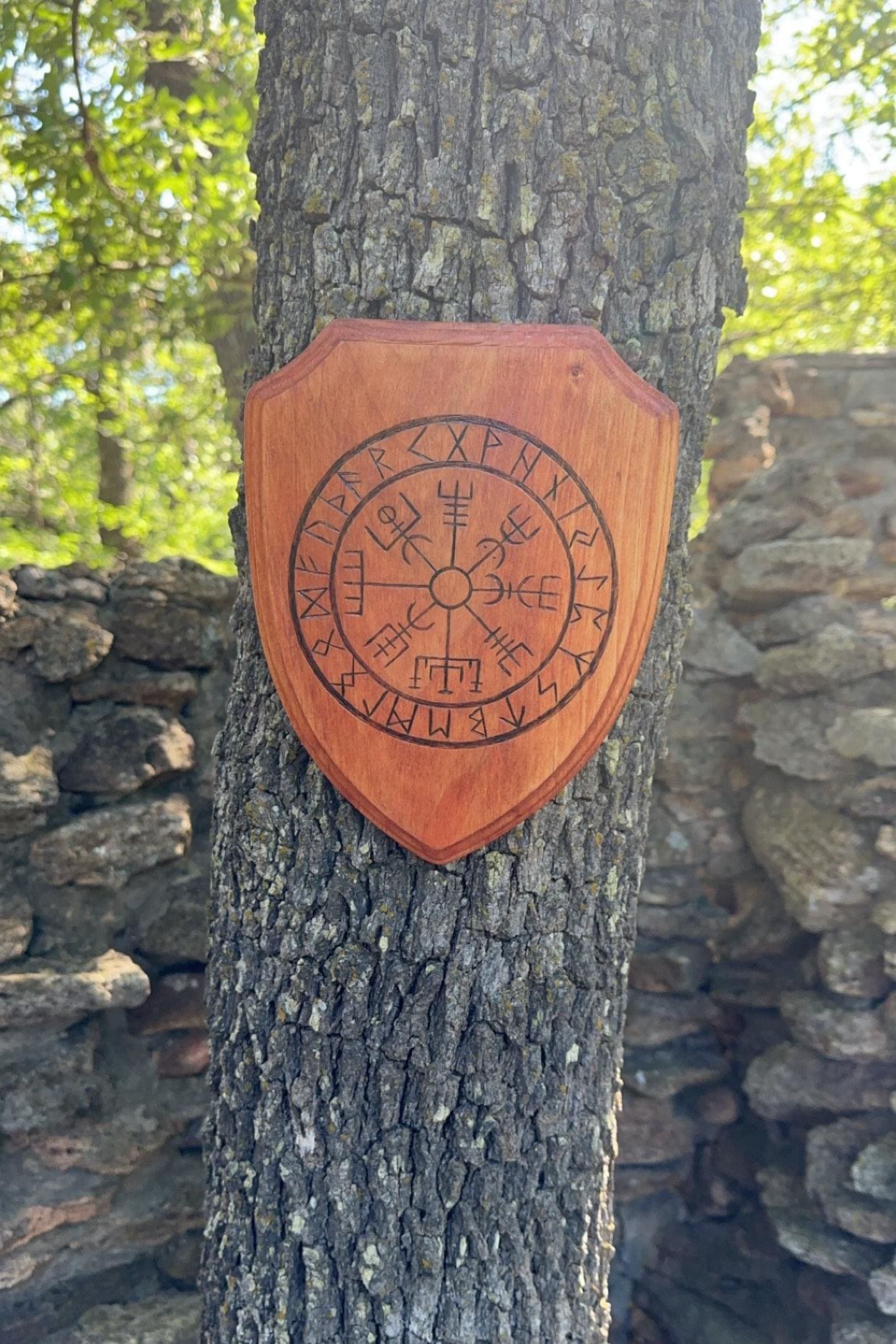 Vegvisir / Icelandic Stave / Norse/ Norse Compass/ Pagan / Guidance ...