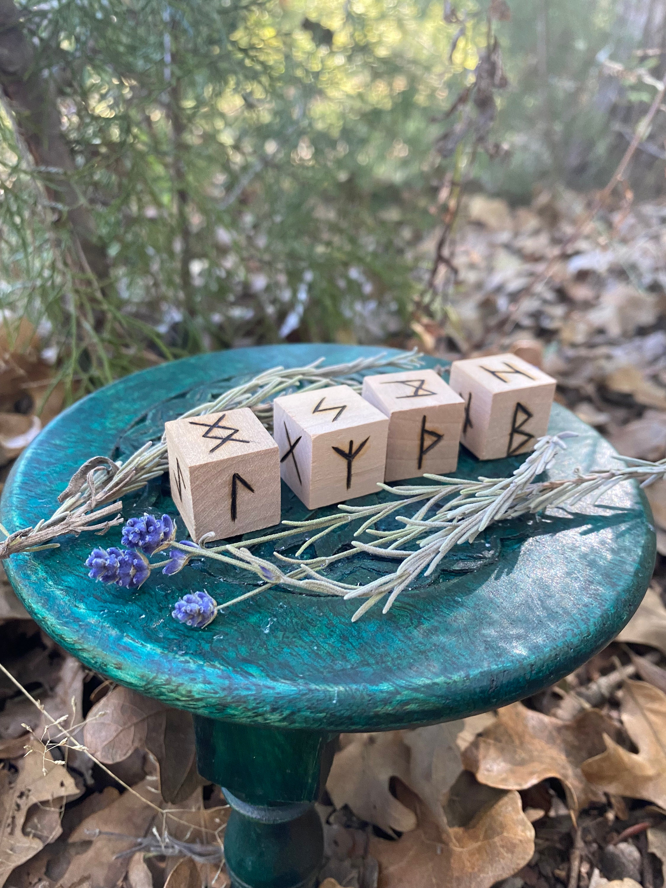 Rune Dice 4 6 Sided Pieces - Etsy