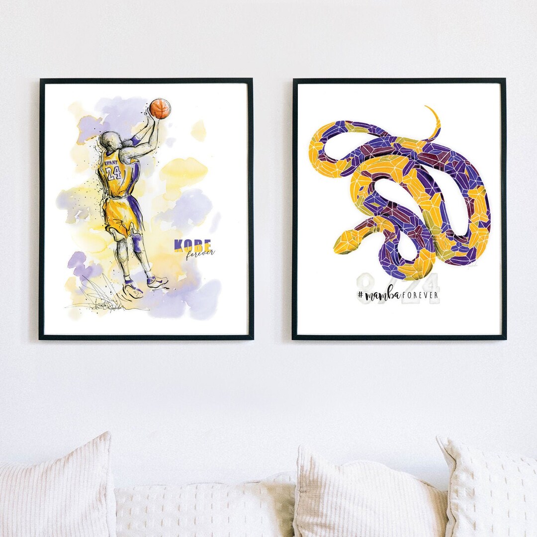 Remembering Kobe, 11"x14" Art Print - 6 Variations - Etsy