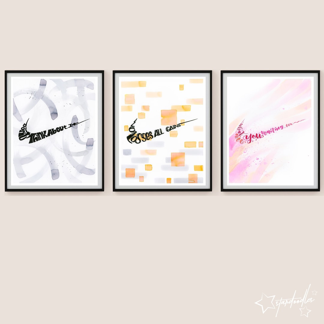 JUST DO IT | 8"x10" Art Print | 3 Variations - Etsy