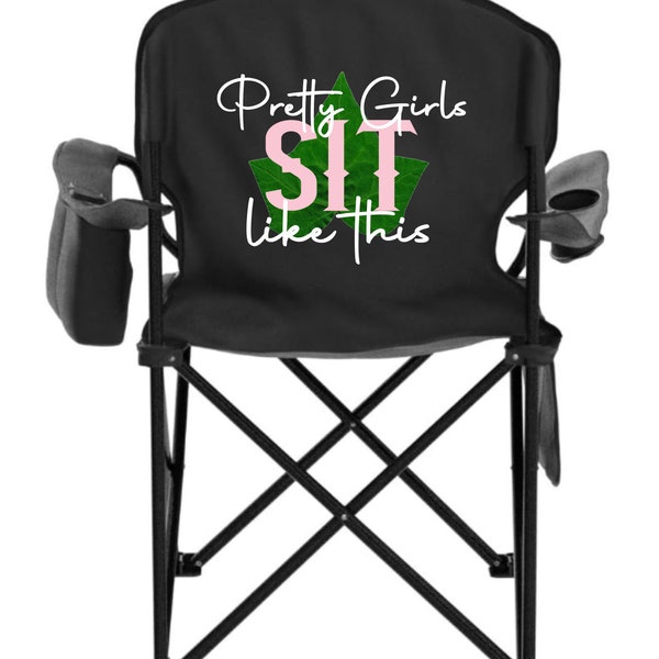 Alpha Kappa Alpha Lawn Chair - Etsy